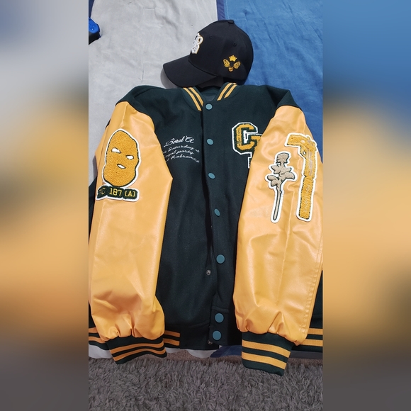 Source Unknown | Jackets & Coats | Ski Mask Varsity Jacket | Poshmark